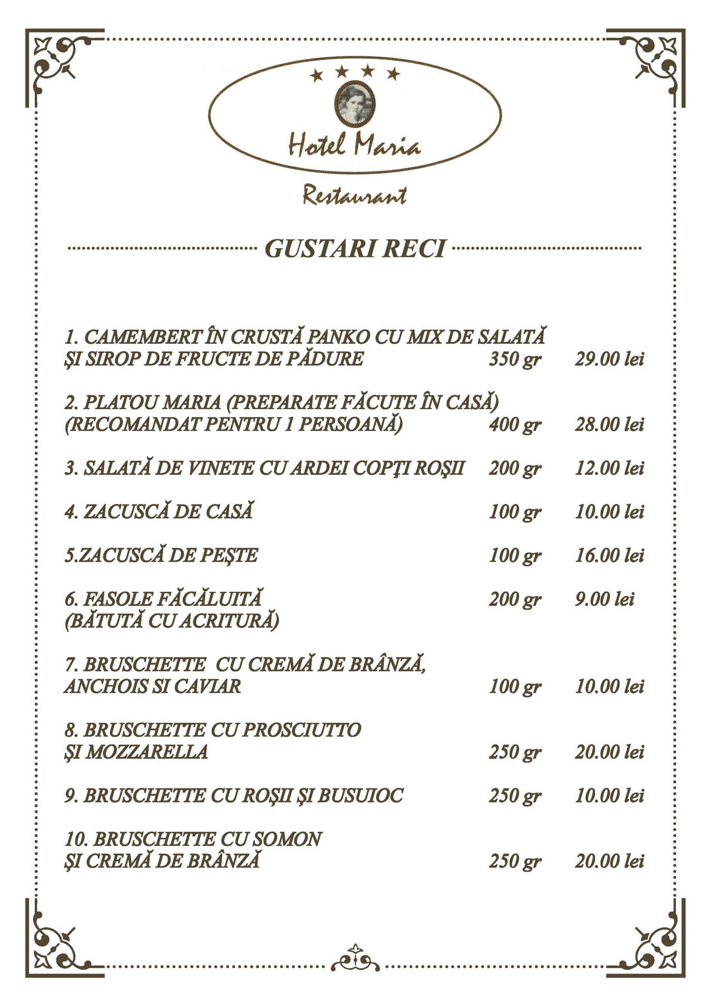Restaurant | Hotel Maria Botosani